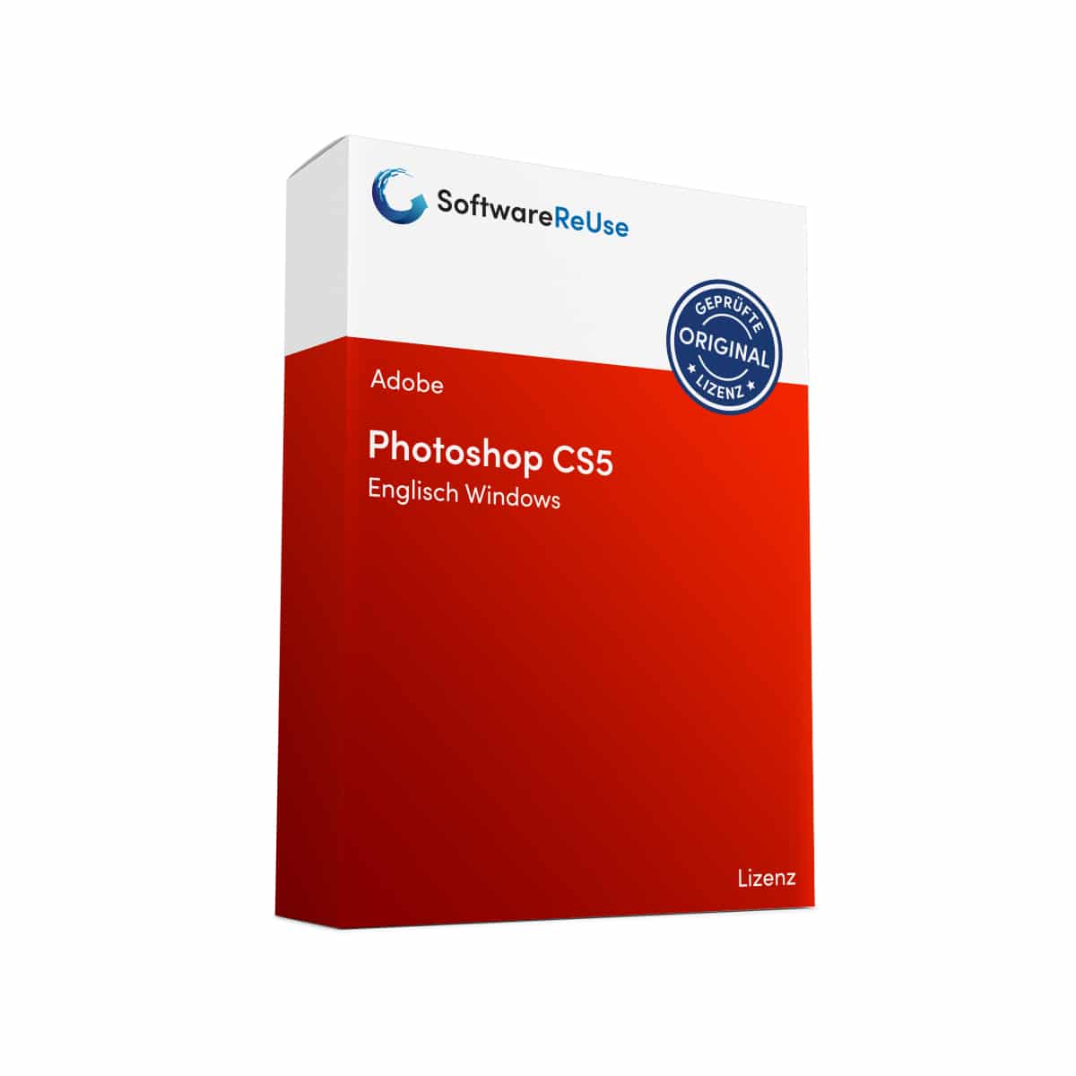 Adobe Photoshop CS5 Englisch Windows Lizenz/License