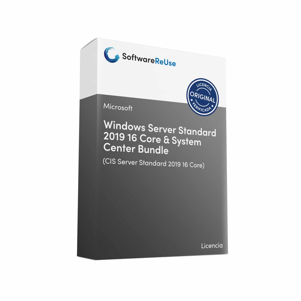 Windows Server Standard 2019 16 Core & System Center Bundle (CIS Server ...