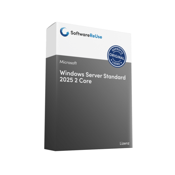 Windows Server Standard 2025 2 Core | Software ReUse - Gebrauchte ...
